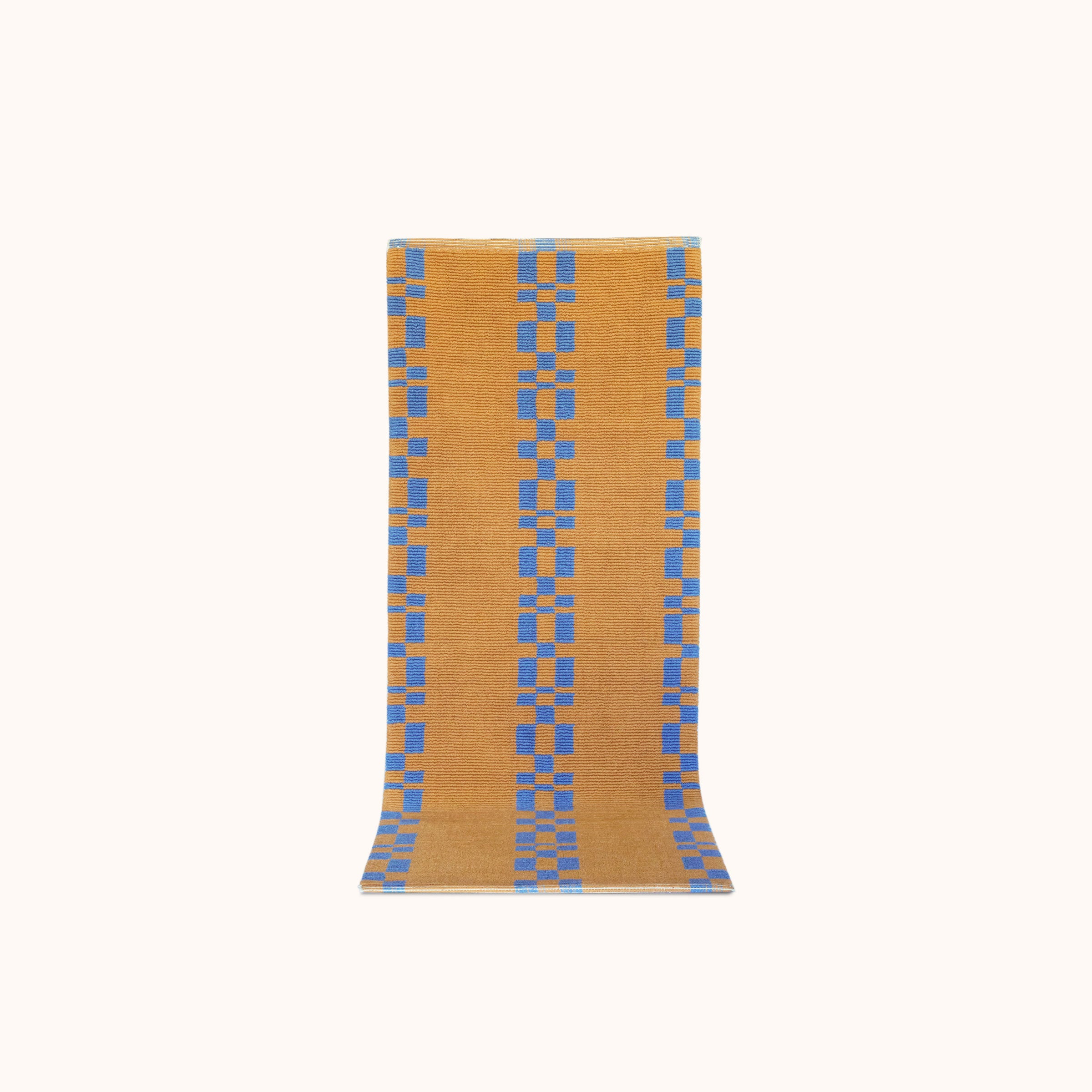 Alina Kitchen / Bath Mat - Azul / Camel, Runner – Morrow Soft Goods